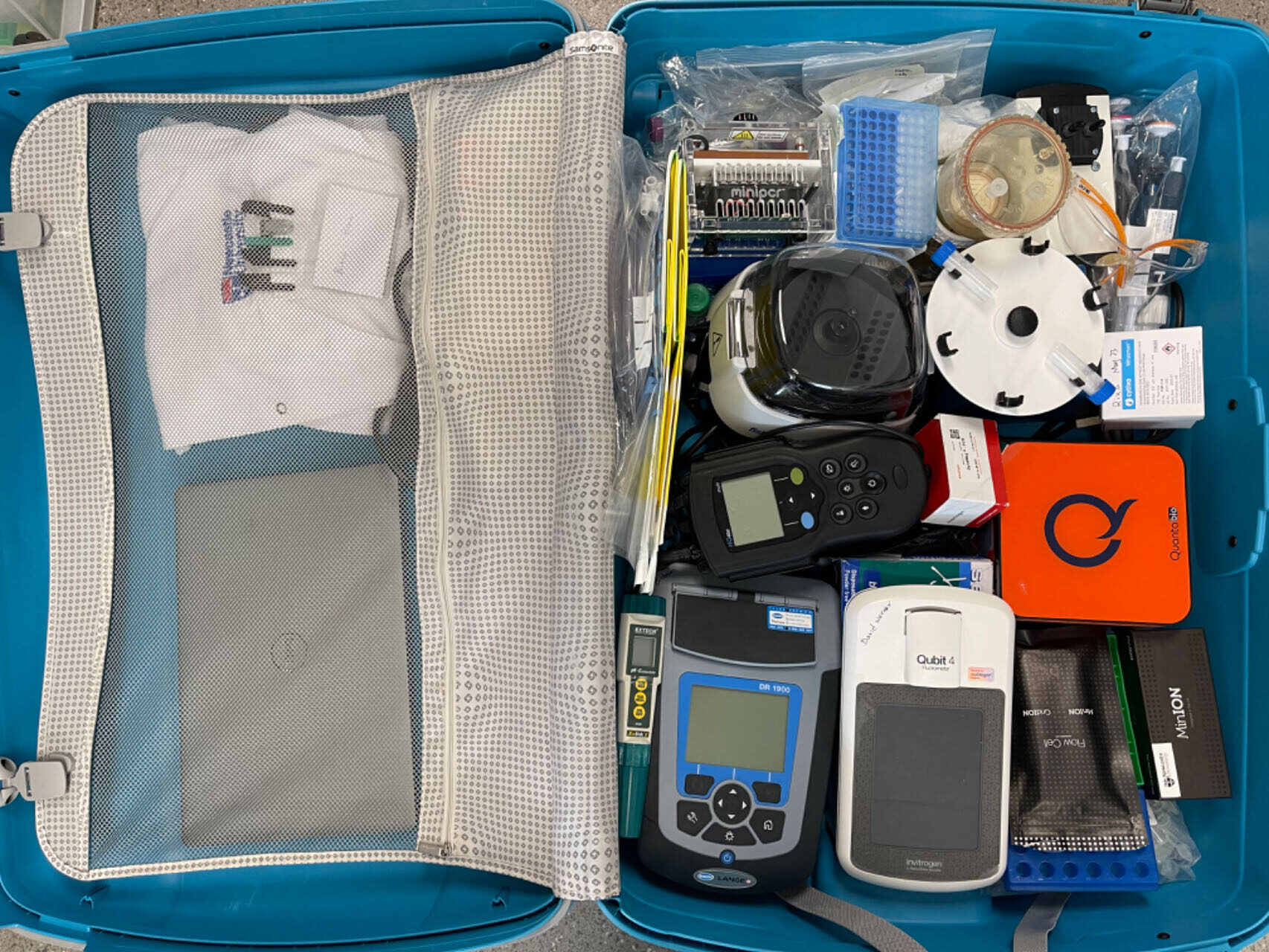 Lab in a suitcase | CleanWaterResearch