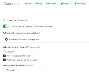 Using Canvas Commons – FMS TEL