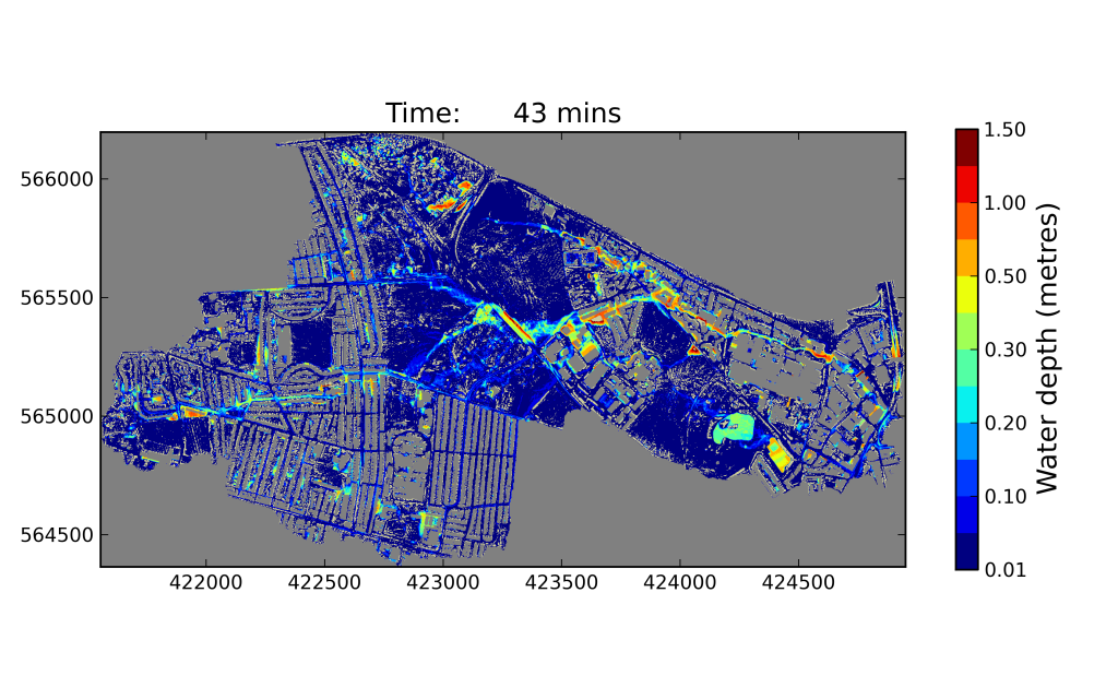 Students “flood” to measure the BlueLine – Geospatial Engineering ...