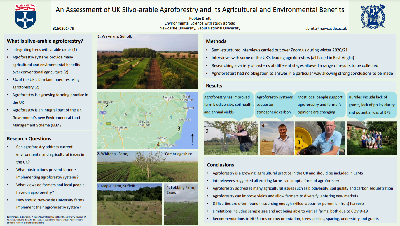 Undergraduate Dissertation Posters | Blog from the bog – and beyond