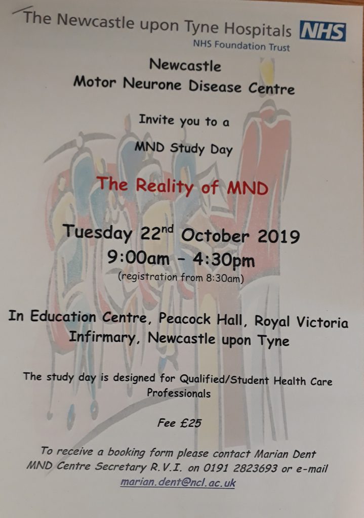 MND Study Day | Newcastle Motor Neurone Disease Care Centre Study Day Page