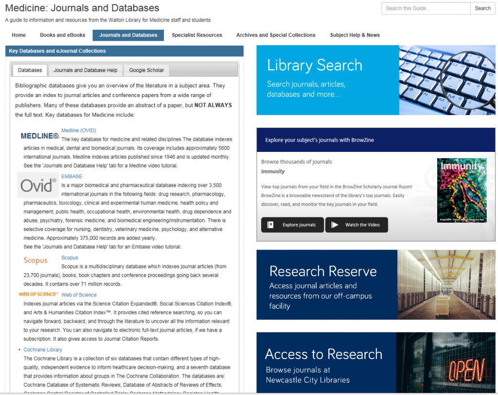 Welcome to the Walton Library – Library Subject Support