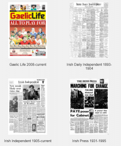 New resource: Irish Newspaper Archives – Library Subject Support