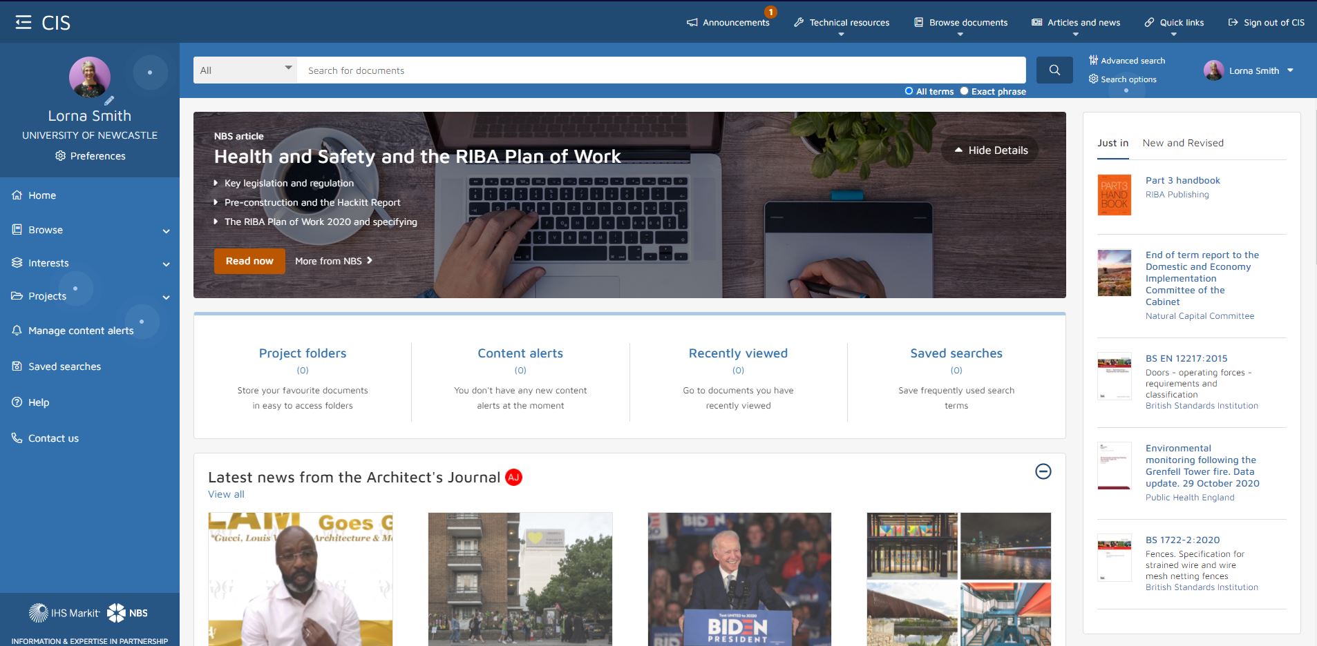 Resource in Focus: Construction Information Services (CIS) – Library ...