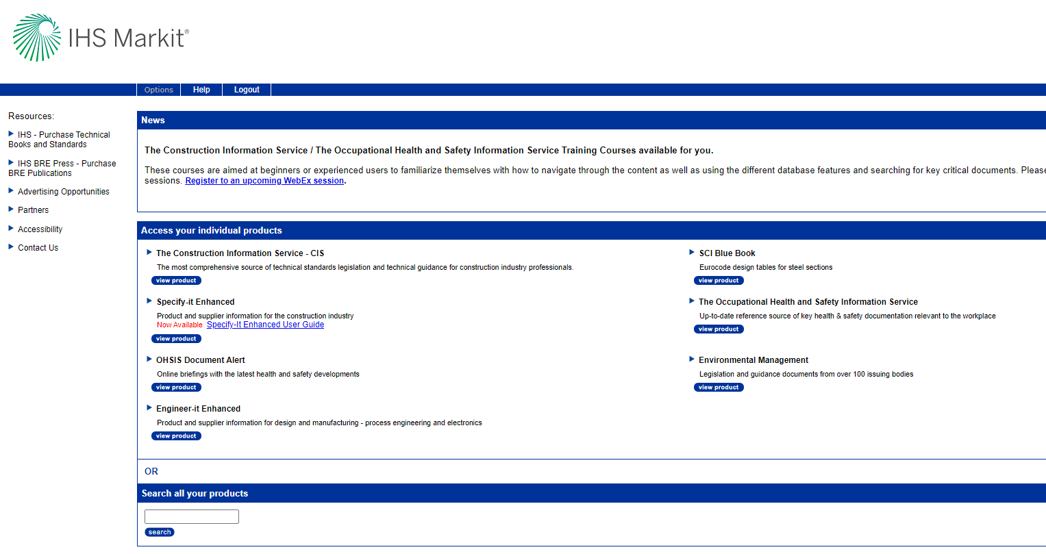 Resource in Focus: IHS Markit Databases – Library Subject Support