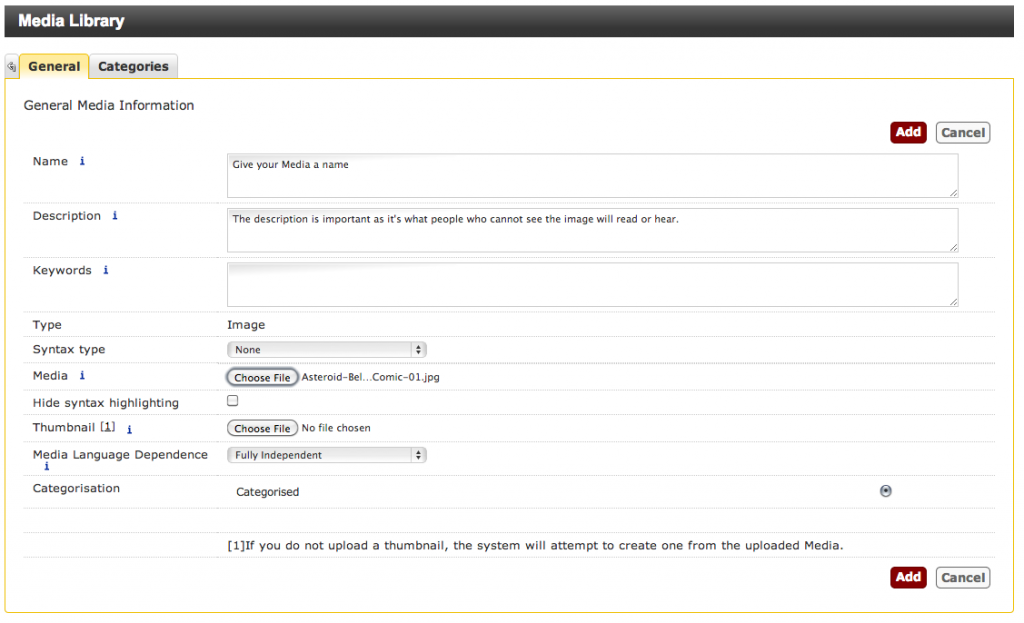 The Media Library | Research and Conference websites using the T4 CMS
