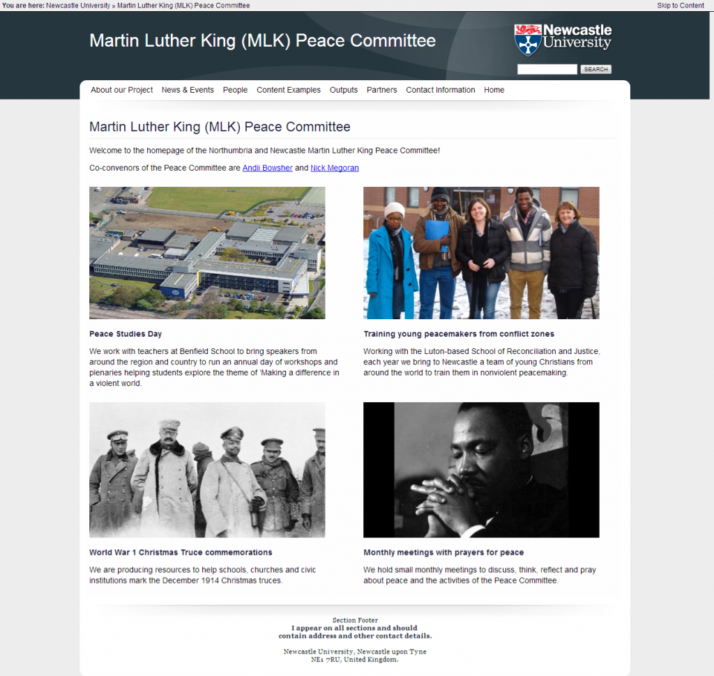 Three or four column grid layouts | Research and Conference websites ...